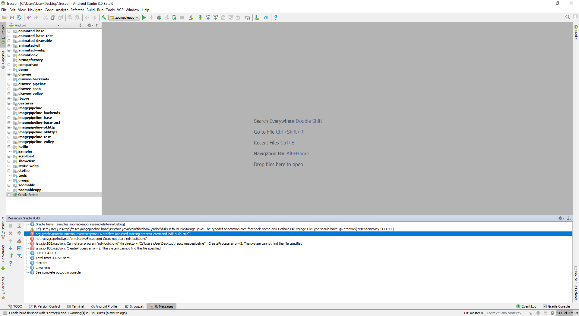Cannot import project and run its sample · Issue #1915 · facebook ...