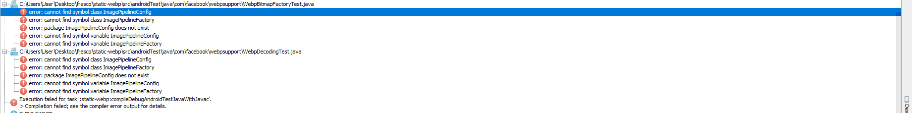 Cannot import project and run its sample · Issue #1915 · facebook ...