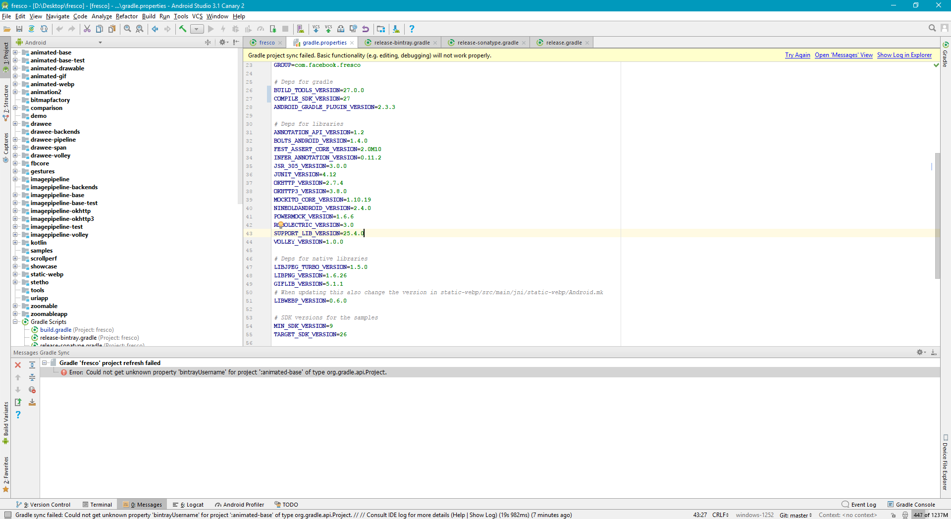 Cannot import project and run its sample · Issue #1915 · facebook ...