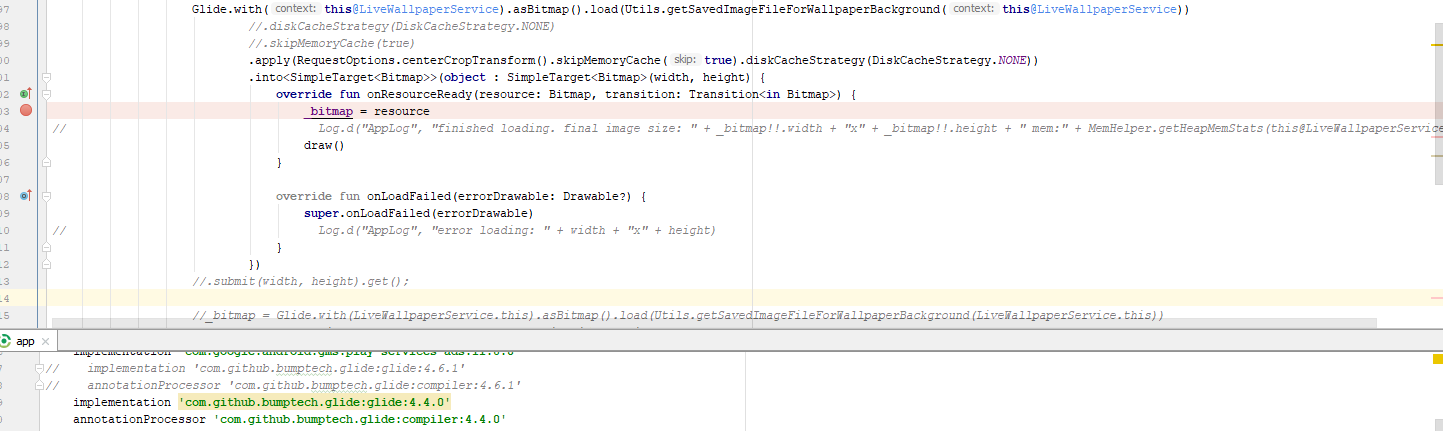 Updating to v4.6.1 - `onResourceReady` not available for `SimpleTarget` · Issue #2871 · bumptech ...