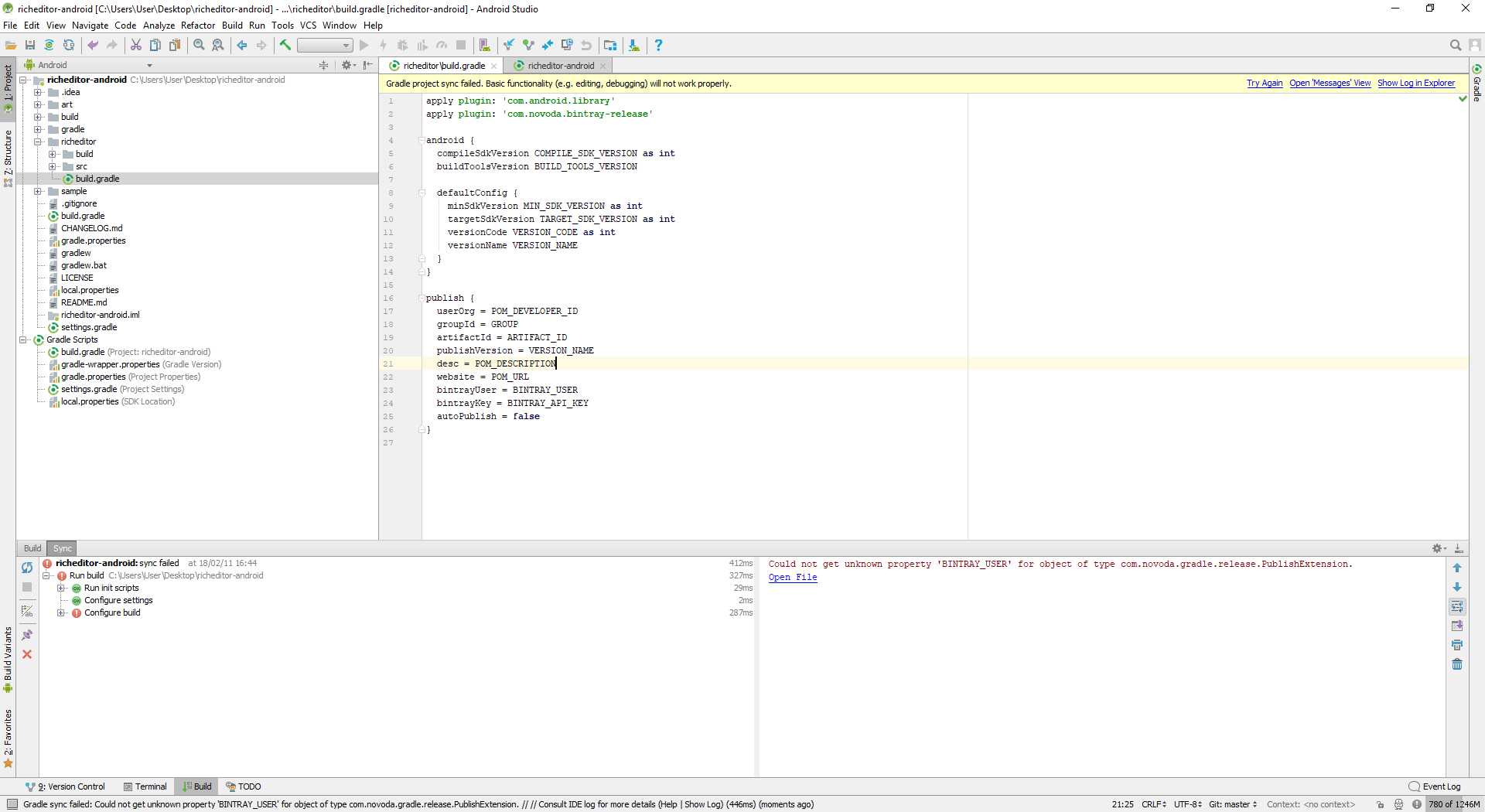 Bug: can't import · Issue #157 · wasabeef/richeditor-android · GitHub