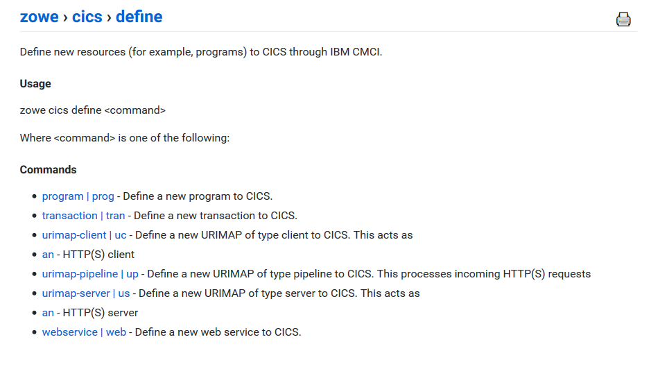 help-web formatting problems with long, multiline descriptions · Issue #319 · zowe/imperative ...
