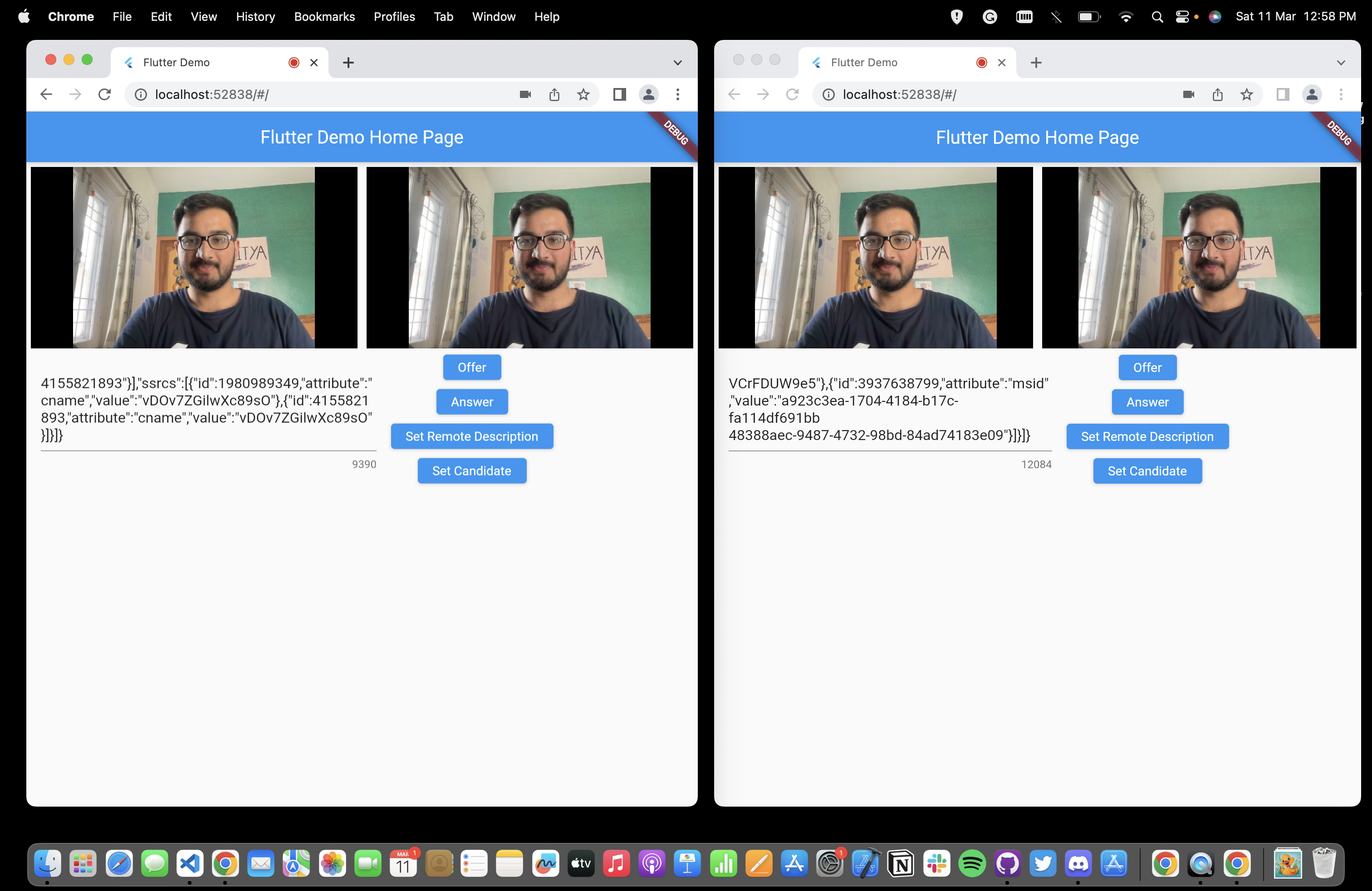 Unable To Rtcpeerconnectioncreateanswer · Issue 4 · Adityathakurxdwebrtcflutter · Github