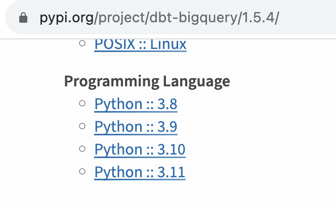 Add more info for "What version of Python can I use?" for adapters & core · Issue #3978 · dbt ...