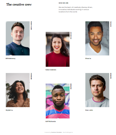 GitHub - GustavoPendeza/my-team-responsive: Solution for a challenge from Devchallenges.io