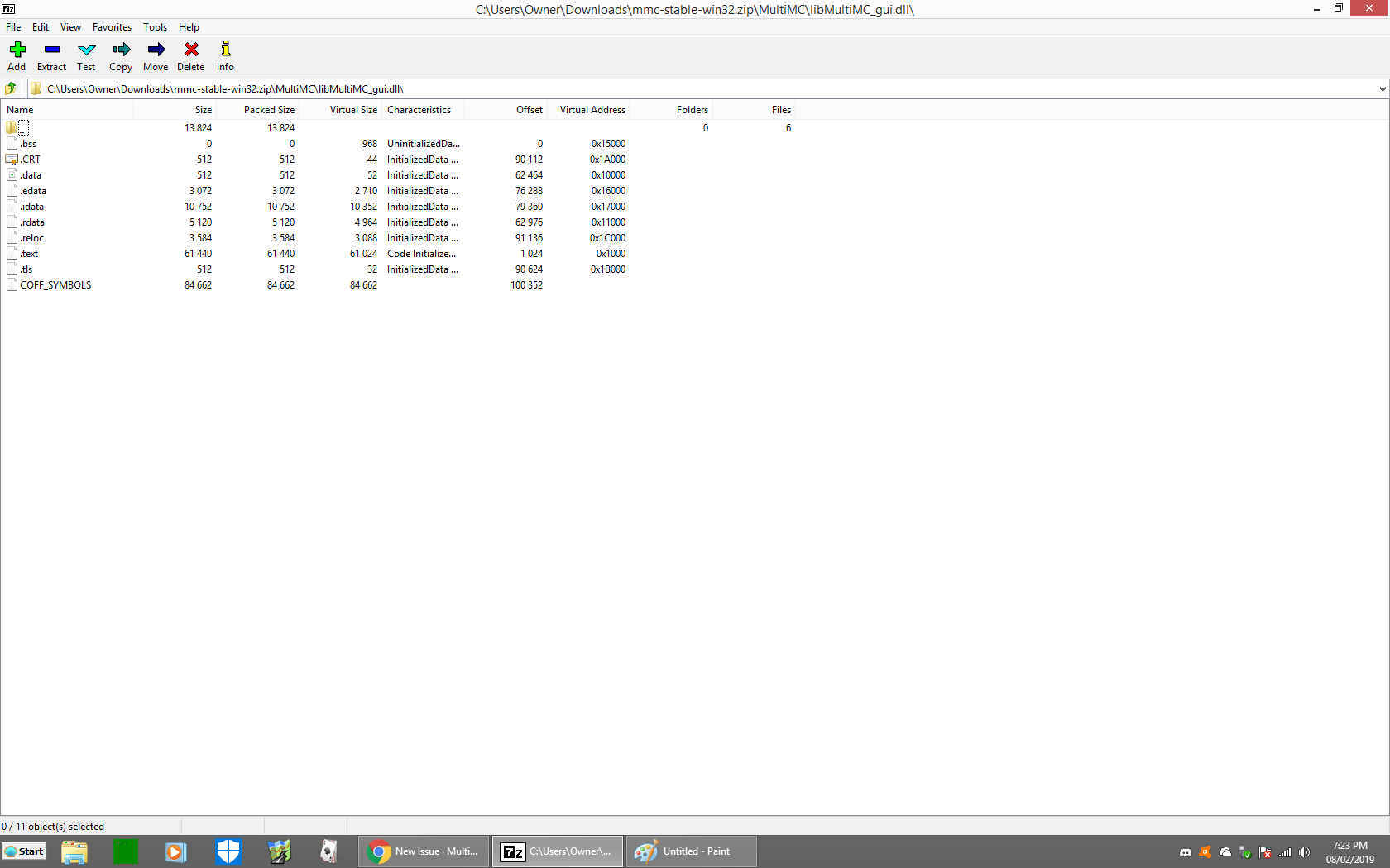 Unable to run MultiMc at all, as it says it is missing gui file even though the file is there ...