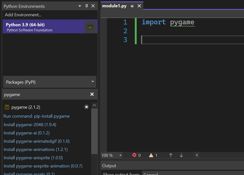 VS2022 Cannot Recognise Python Packages Installed And Reporting Missing