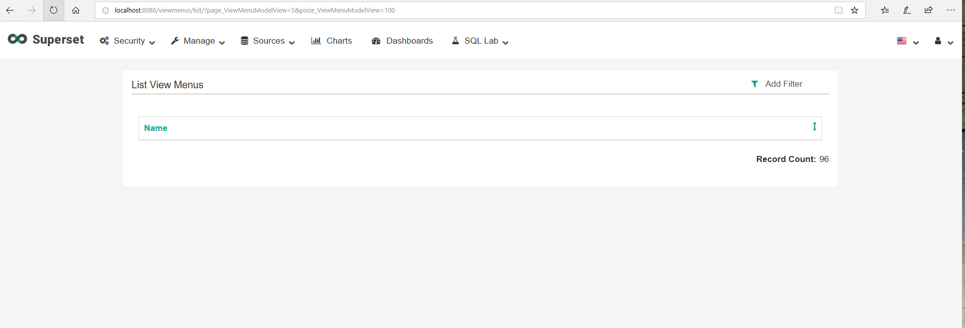 Empty Display 'List View Menus' on Superset (pagination) · Issue #1117 · dpgaspar/Flask ...