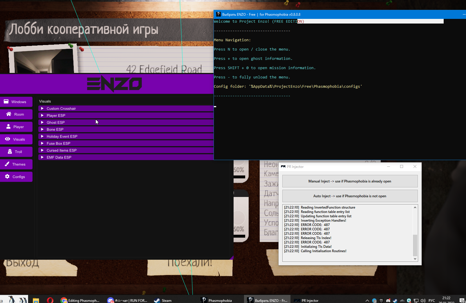 GitHub - defoxxx/Phasmophobia