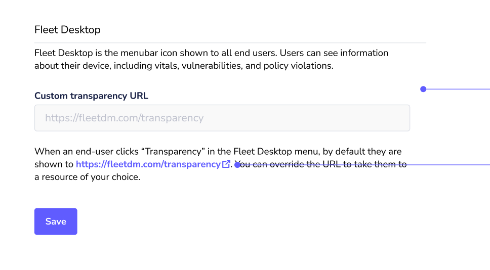 Add new "Fleet Desktop" section to global settings page · Issue #5950 ...