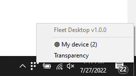 Windows Fleet Desktop "My Device" icon is not red when failing · Issue ...