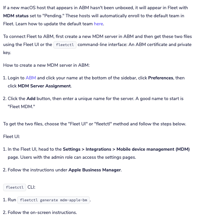 Increase margins for lists and bullets in Fleet docs · Issue #10420 · fleetdm/fleet · GitHub