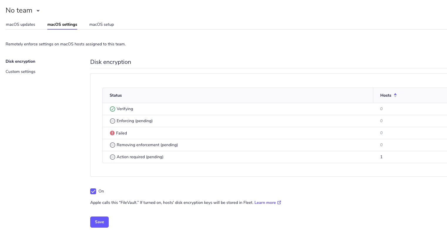 MacOs settings counts not always appearing · Issue #11496 · fleetdm/fleet · GitHub