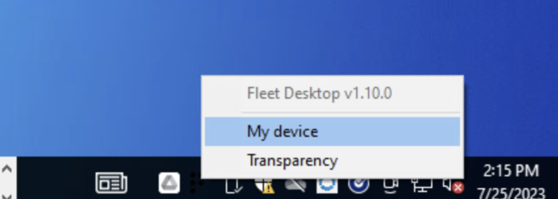 On Windows, the Fleet Desktop icon is not visible (blends into the background) · Issue #12955 ...