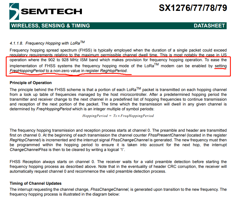 Can it run FHSS? · Issue #391 · sandeepmistry/arduino-LoRa · GitHub