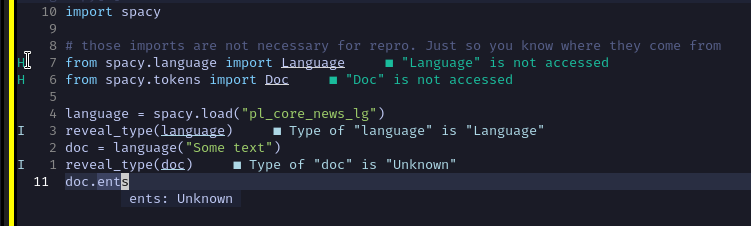 spaCy Language.__call__ returns Unknown instead of Doc · Issue #2468 ...