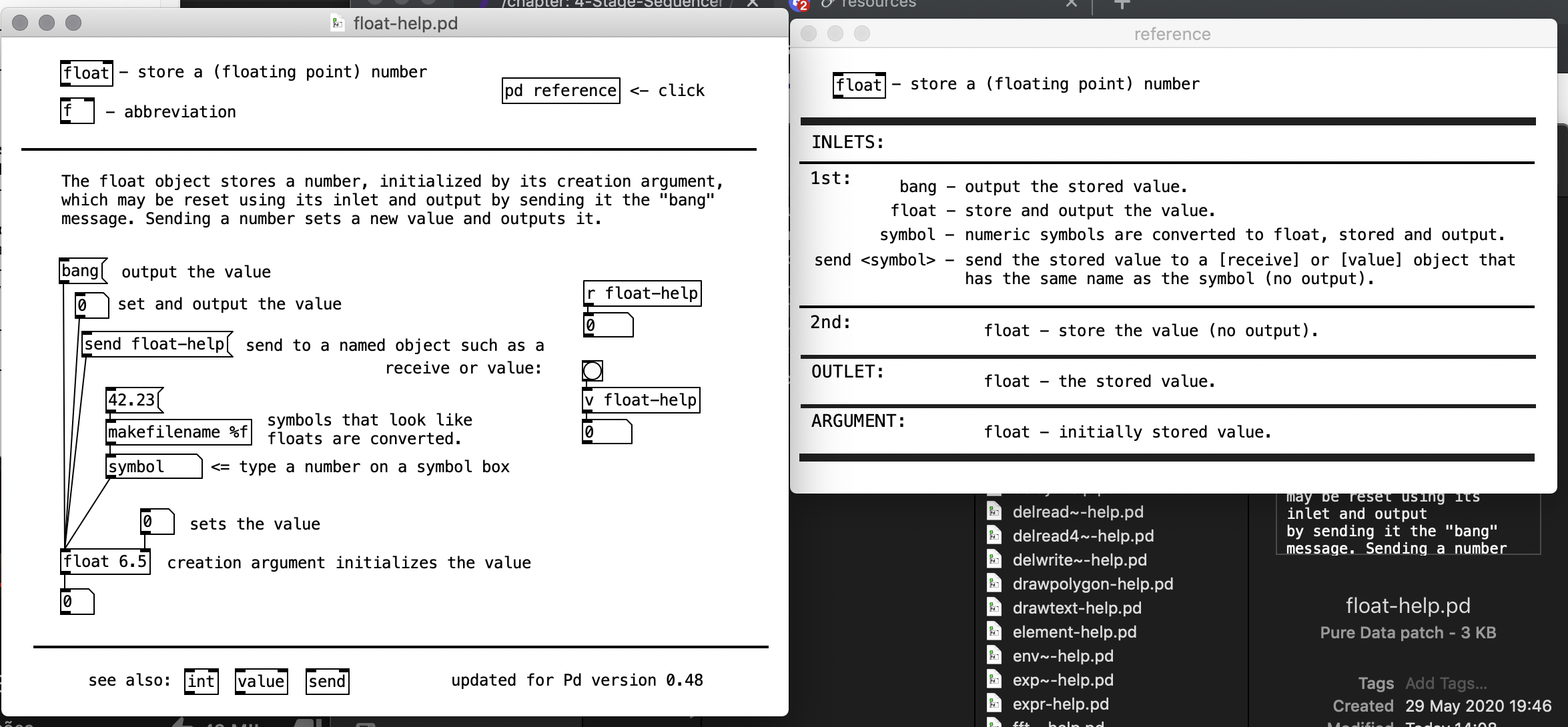 Help files redesign (including a 'reference' subpatch) · Issue #6 · pure-data/pddp · GitHub
