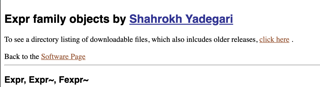 online documentation of [expr] is outdated / use [pdcontrol] to open the html · Issue #1327 ...