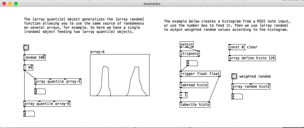 Improve [array quantile] / [array random] · Issue #108 · pure-data/pddp · GitHub