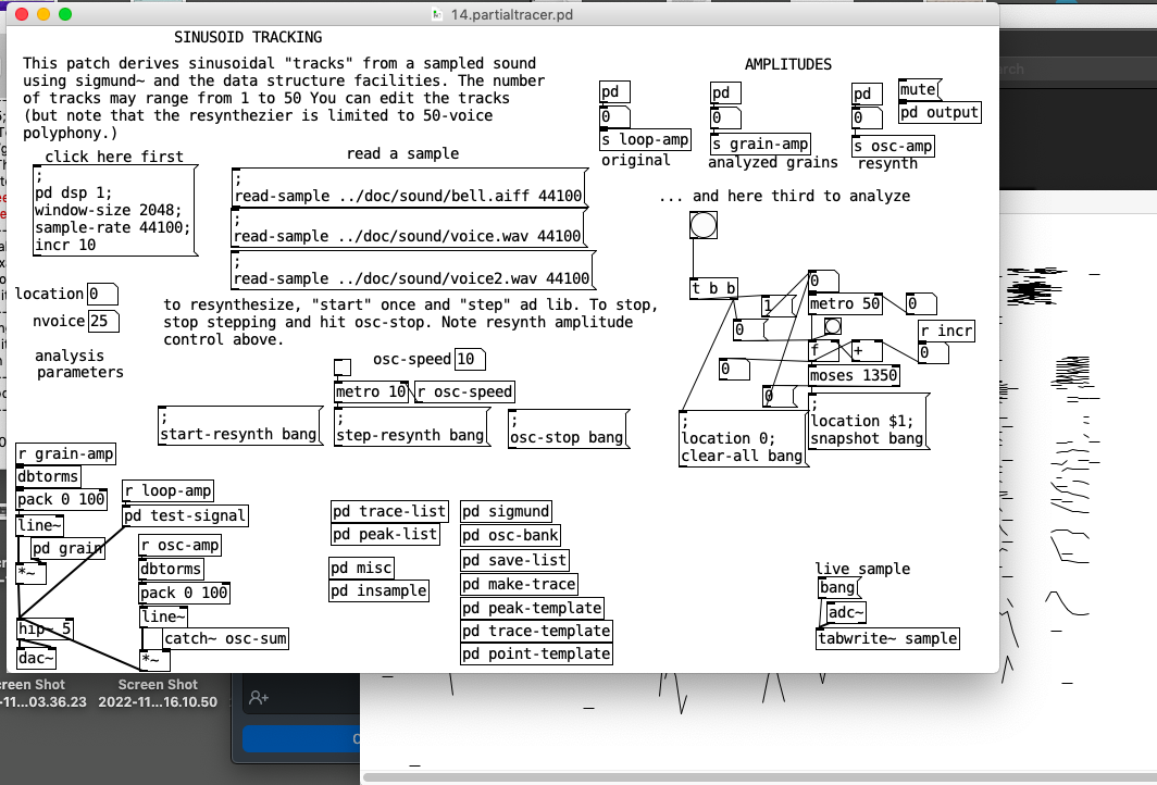16.partialtracer.pd example is corrupted and still a bit confusing ...