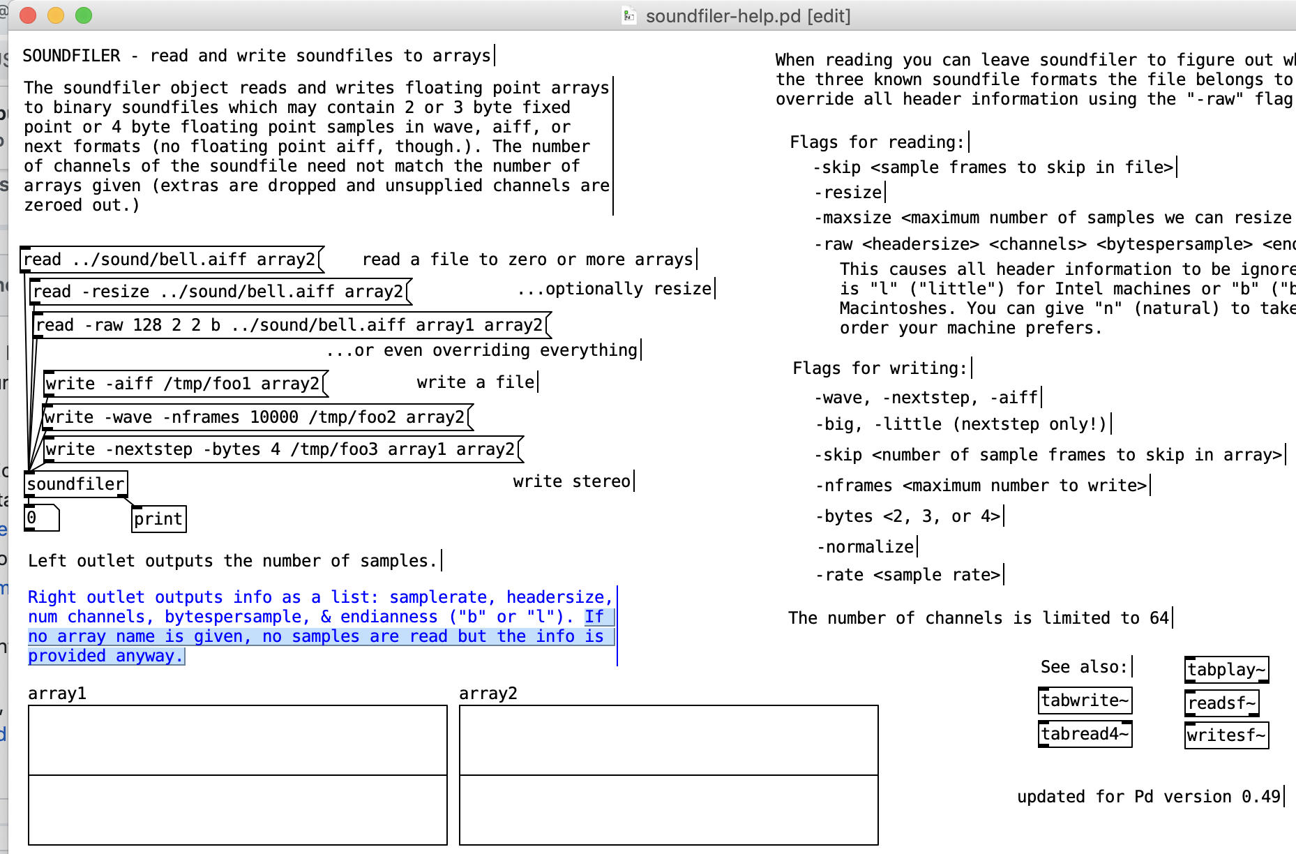 Can't use buffer~ on Raspian Stretch · Issue #451 · porres/pd-cyclone · GitHub
