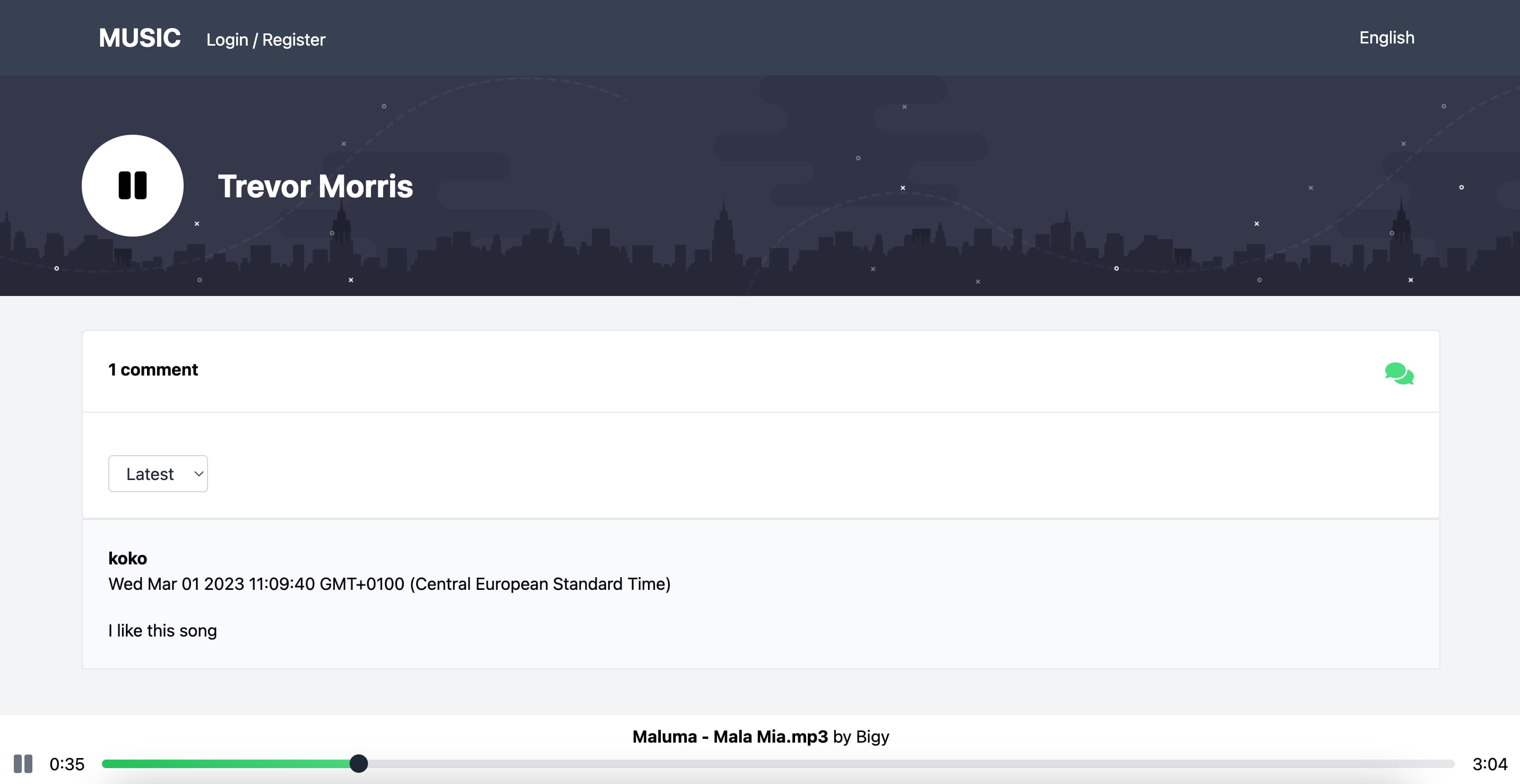 GitHub - witchers-code/music-vue-app: 🎧 Music App. 💻 Upload, manage and listen to music.