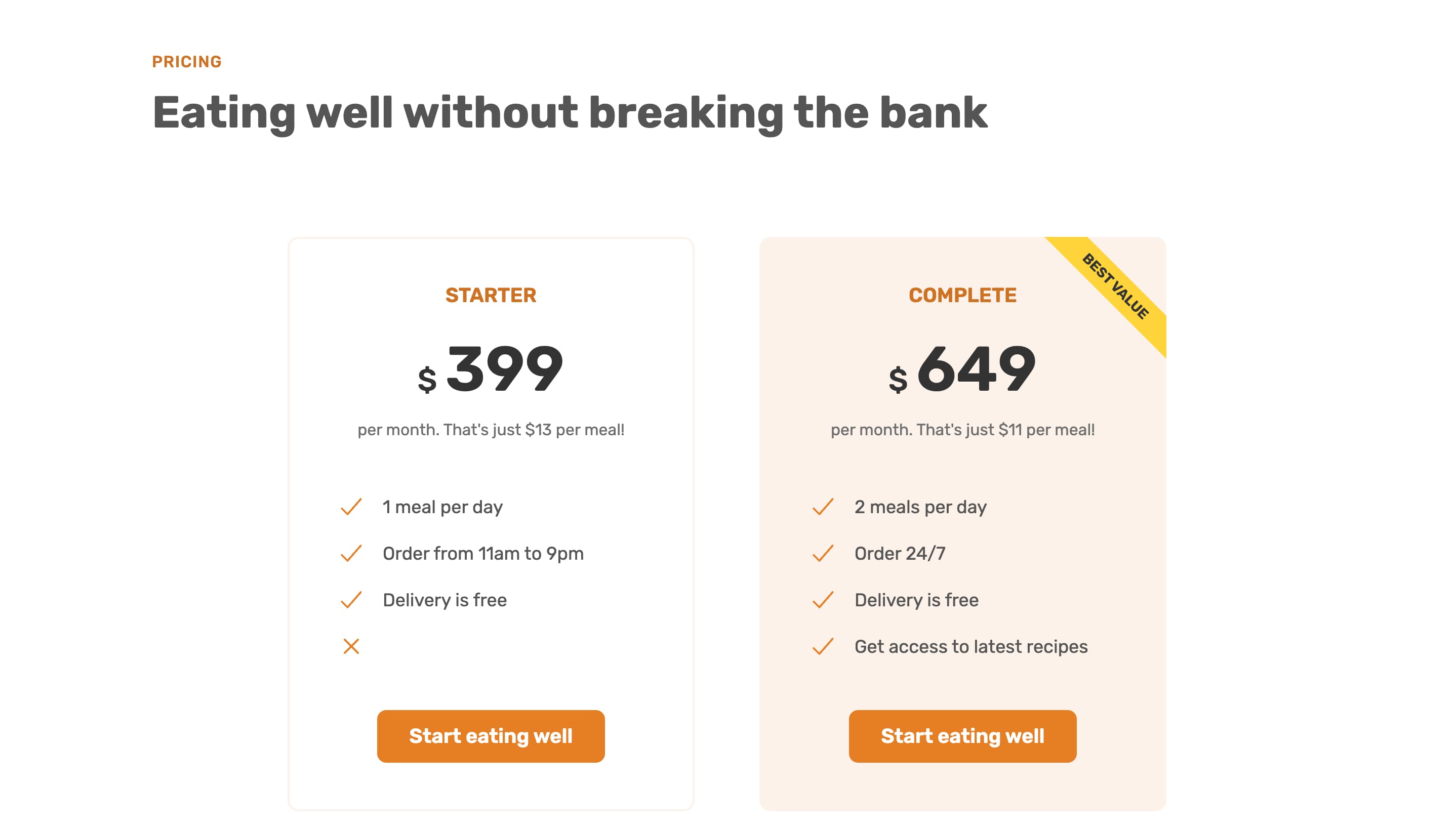 GitHub - witchers-code/omnifood: Landing Page for a Food delivery company