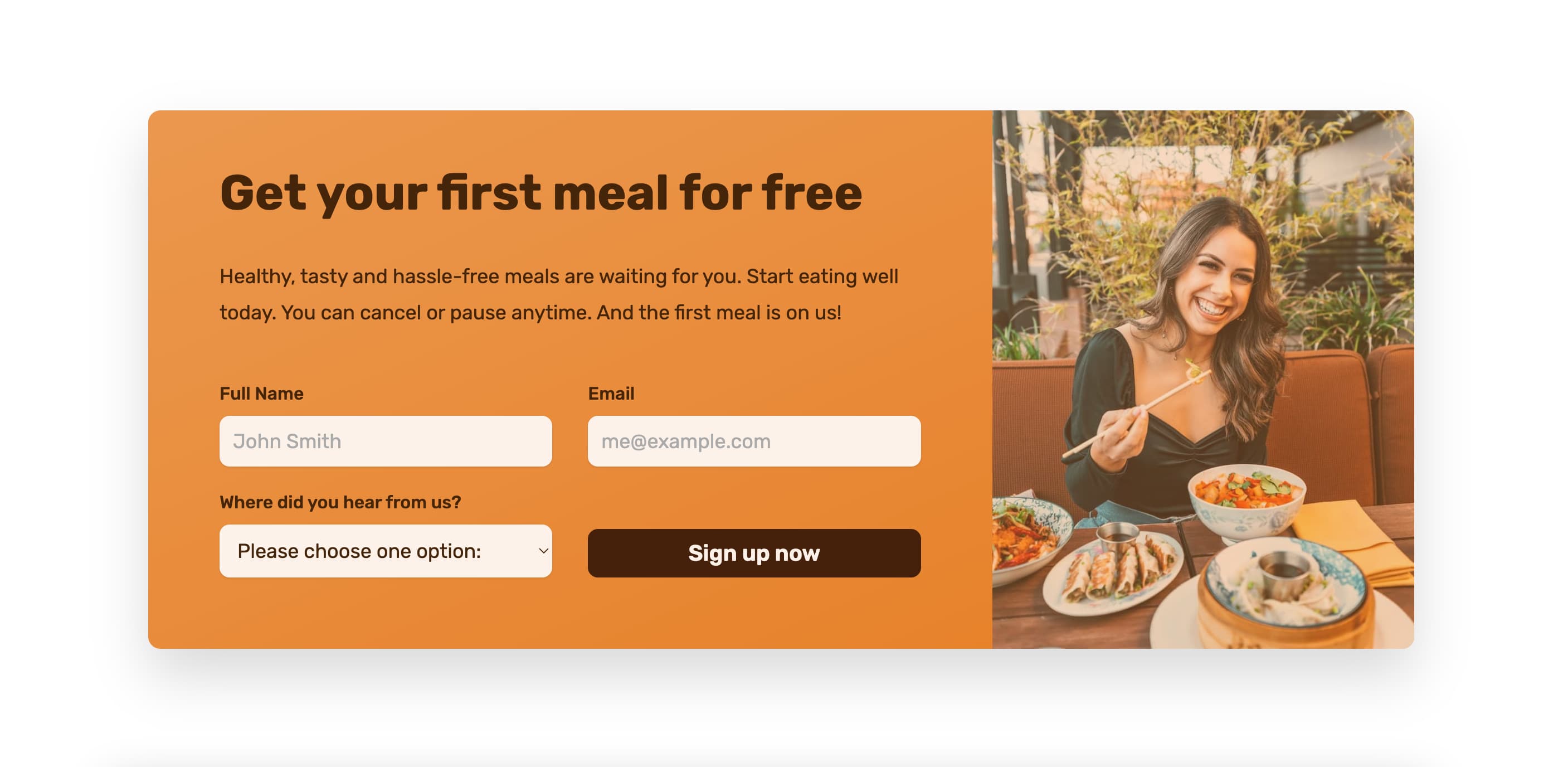 GitHub - witchers-code/omnifood: Landing Page for a Food delivery company