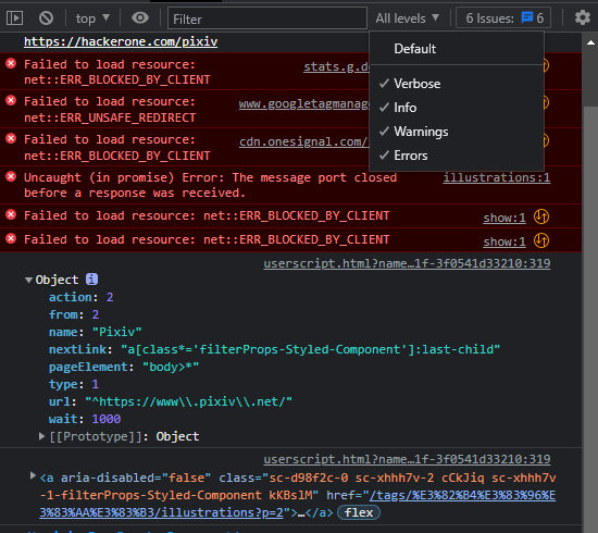 无法翻页 · Issue #98 · hoothin/UserScripts · GitHub