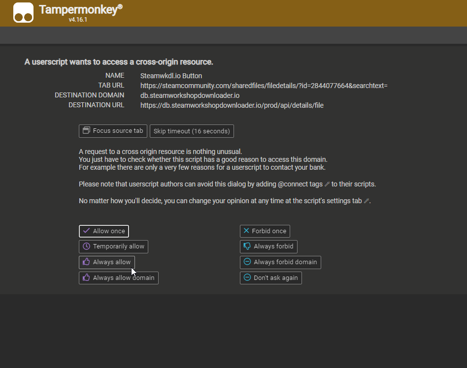 GitHub - NYT92/steamworkshopdl.io-userscript: Add button to download steam workshop content...