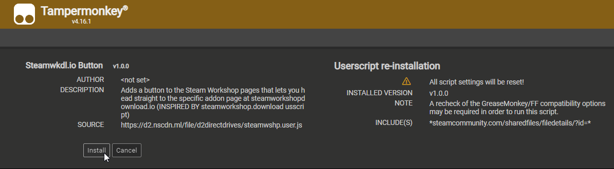 GitHub - NYT92/steamworkshopdl.io-userscript: Add button to download steam workshop content...