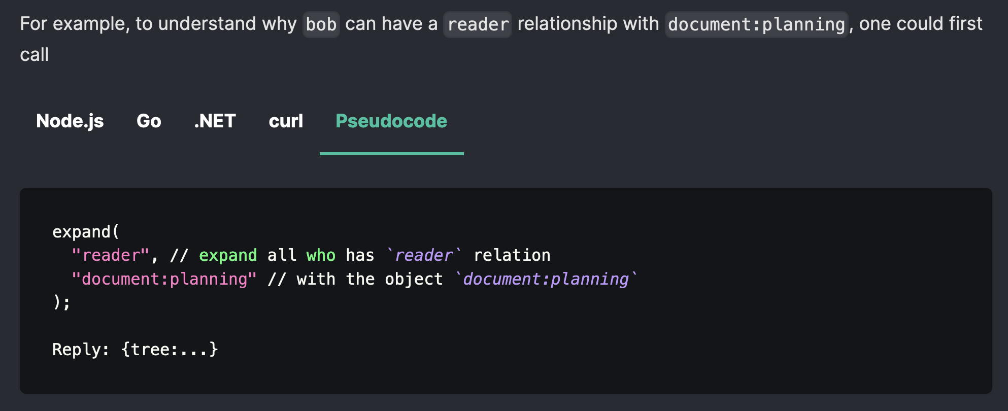 ExpandSnippetViewer: add relation and object prefixes in psuedocode to make it clearer · Issue ...