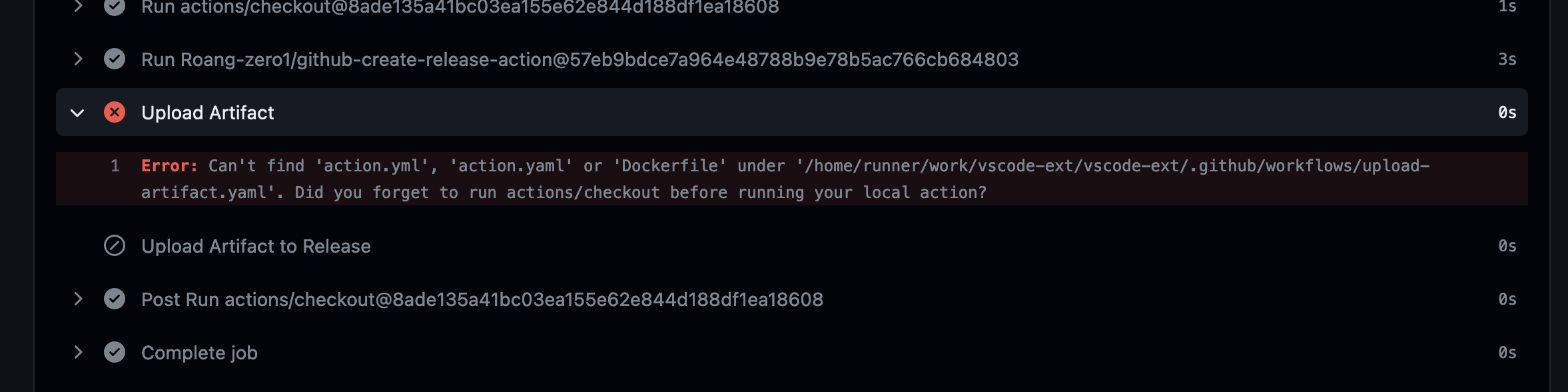 Failure when uploading the vsix to the release · Issue #92 · openfga/vscode-ext · GitHub