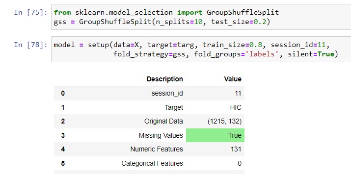 [bug] Cant Get Group Shuffle Split To Work Under Any Circumstances · Issue 3006 · Pycaret