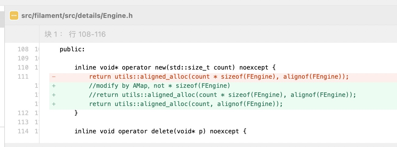 the repeated multiplication of new by sizeof(FEngine) will lead to an increase in memory · Issue ...