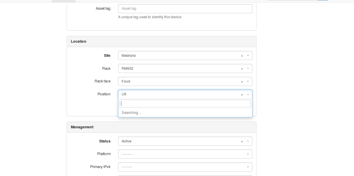 Editing device location->position · Issue #3649 · netbox-community/netbox · GitHub