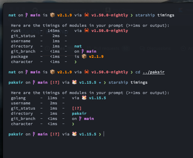 starship: Starship is slow within rust directories