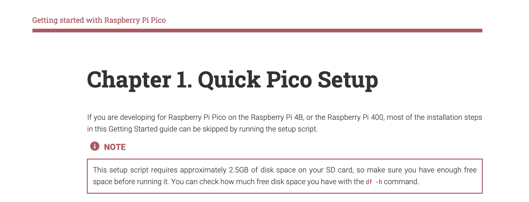 Avoid pico-setup.sh running out of space · Issue #4 · raspberrypi/pico-feedback · GitHub