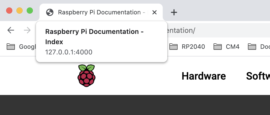 Fix top-level index page title · Issue #1977 · raspberrypi/documentation · GitHub