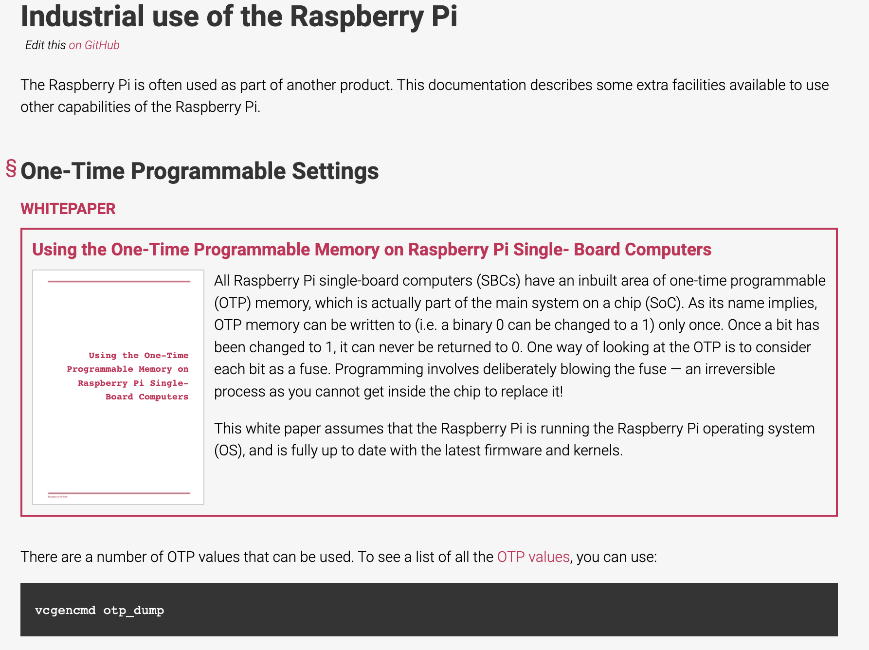Integration of White Papers into mainline documentation · Issue #2973 · raspberrypi ...
