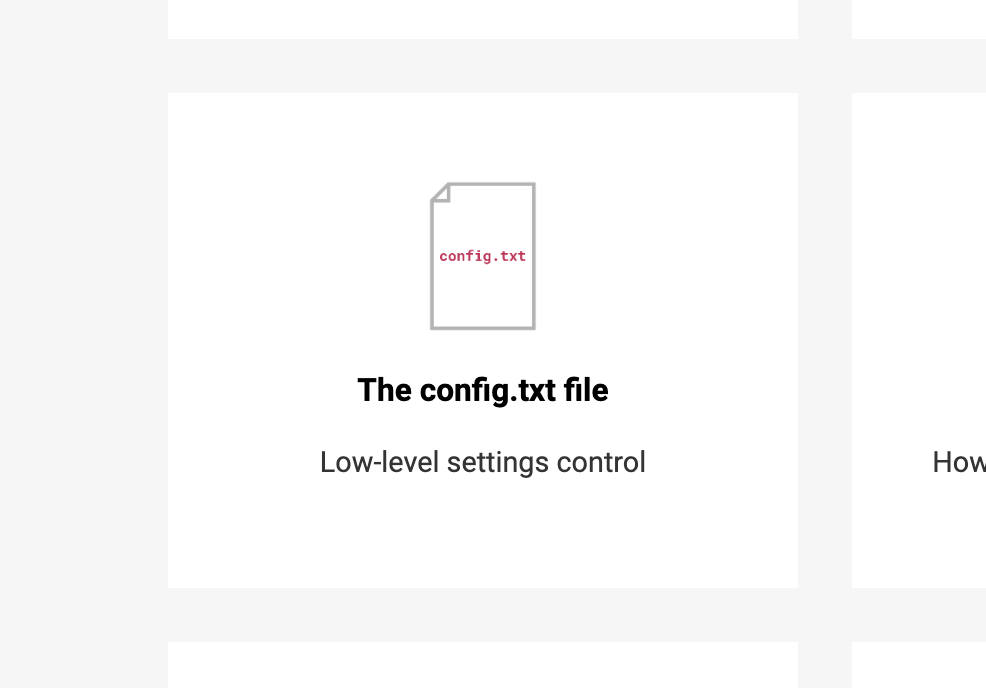 Create top level "legacy" config.txt box · Issue #3029 · raspberrypi/documentation · GitHub