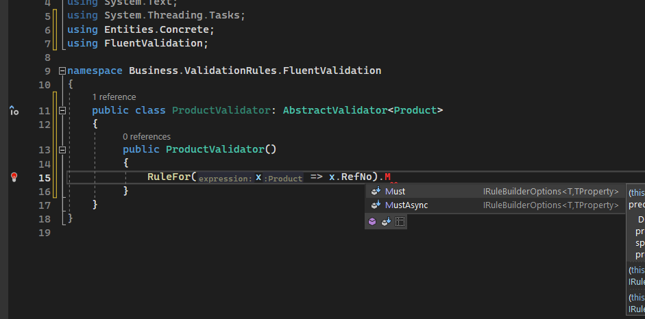 MinimumLenght MaximumLength properties do not appear in RuleFor function · Issue #2092 ...