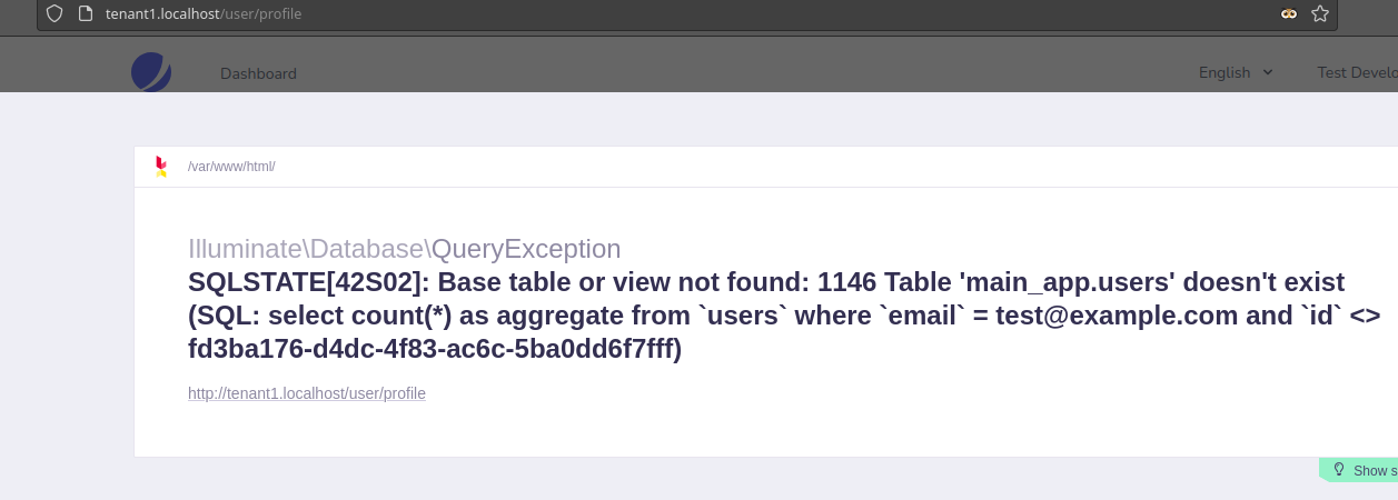 multitenancy with Jetstream / Fortify - database selection / session issue · Issue #305 · spatie ...