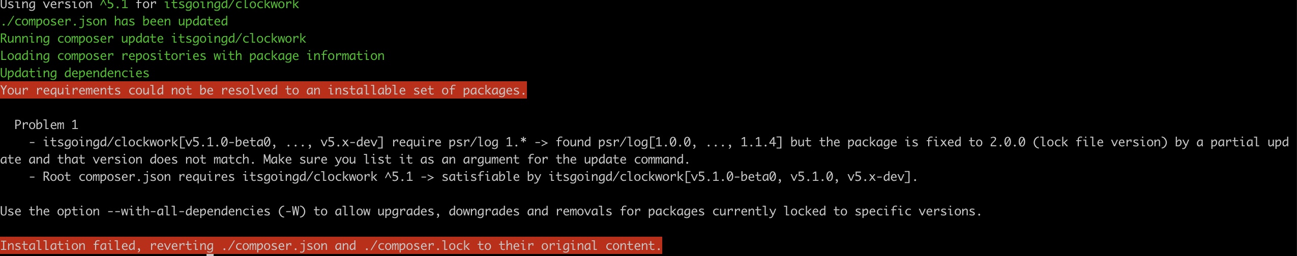 Can T Install For Latest Laravel On Php 8 0 8 Psr Version Incompatible · Issue 533