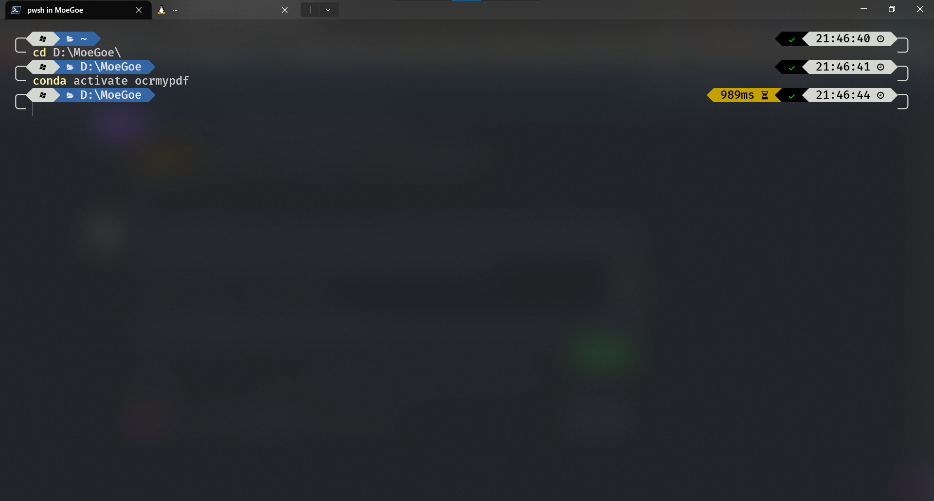 theme doesn't shows conda env name · Issue #2792 · JanDeDobbeleer/oh-my ...