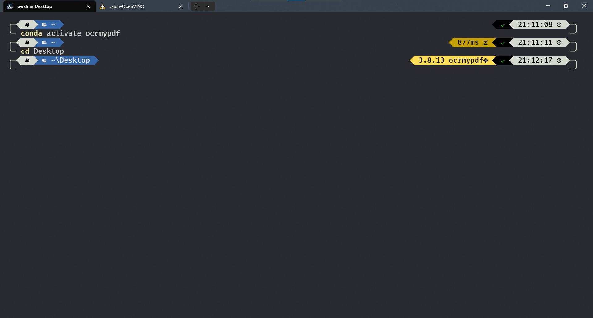 theme doesn't shows conda env name · Issue #2792 · JanDeDobbeleer/oh-my ...