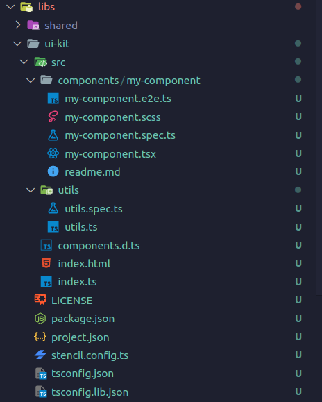 Stencil: Angular output target not including components · Issue #431 · nxext/nx-extensions · GitHub
