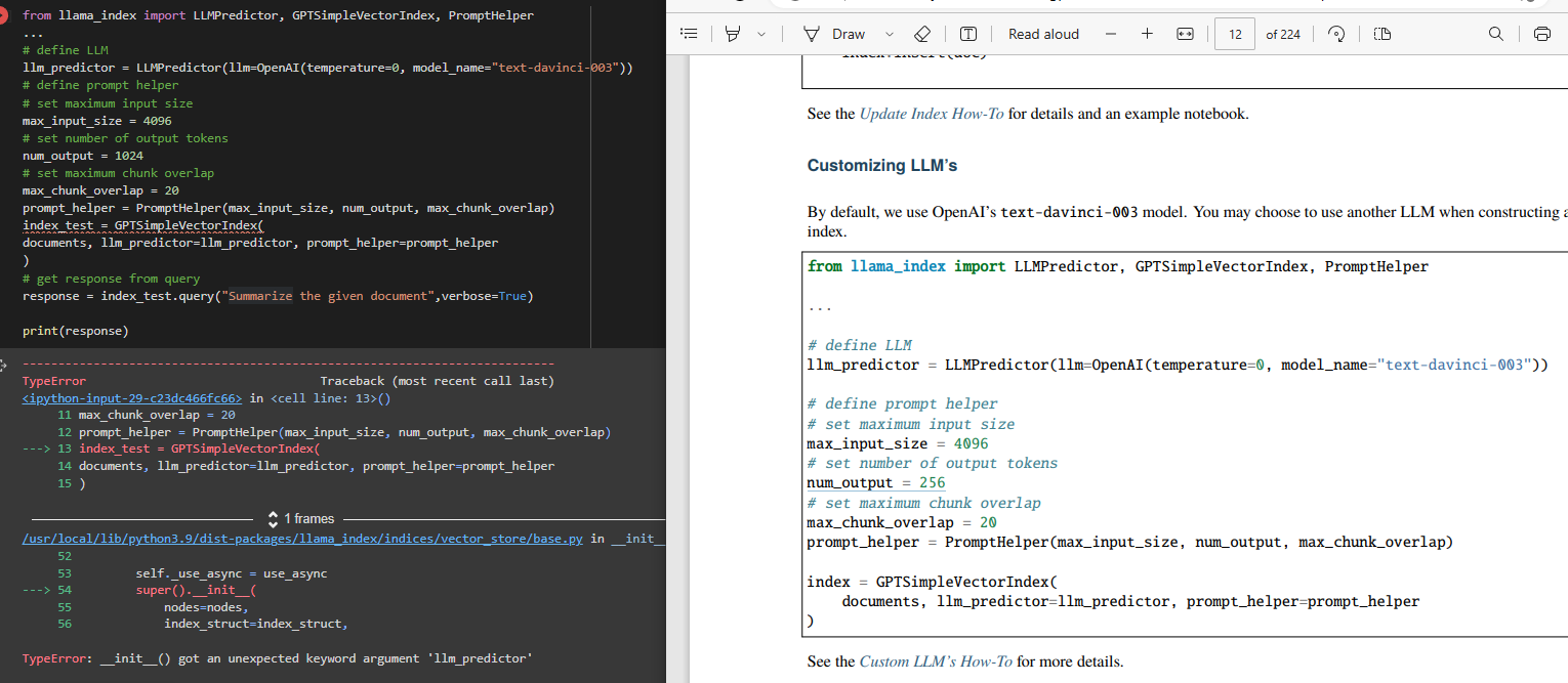 Custom Output/Response Size Issues in PromptHelper · Issue #1331 · run-llama/llama_index · GitHub