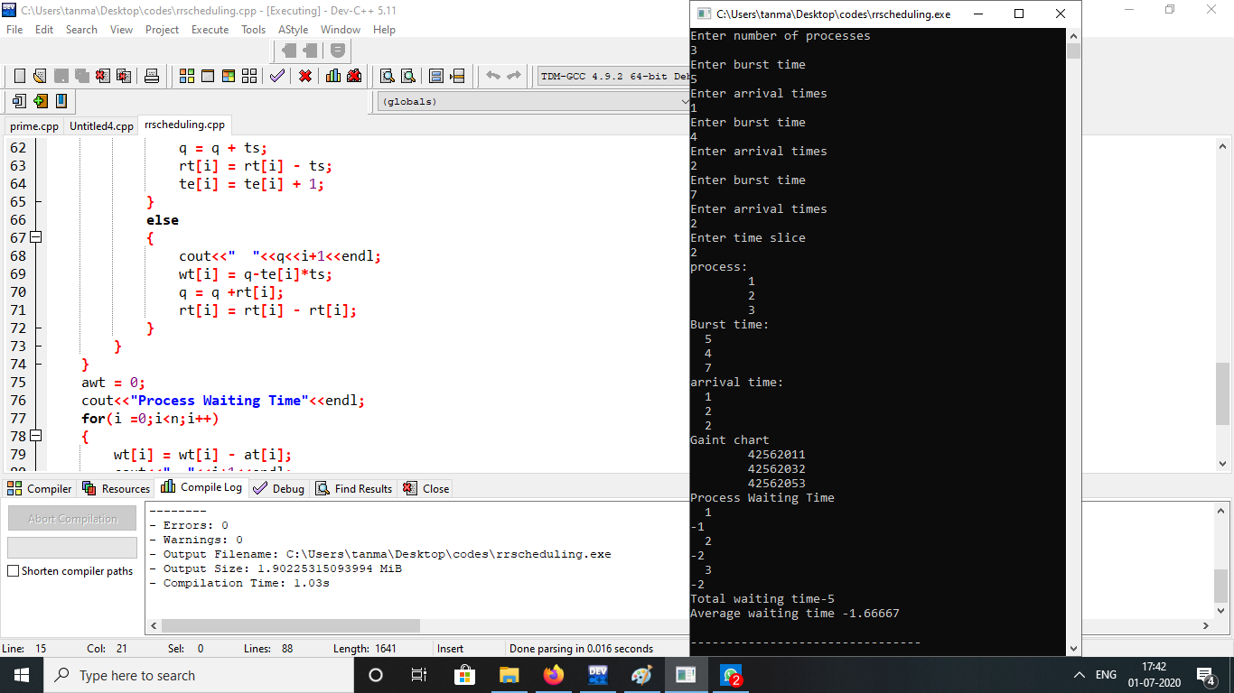 GitHub - Tanmayrg1999/Round_robin_scheduling_algorithm: n Round-robin ...