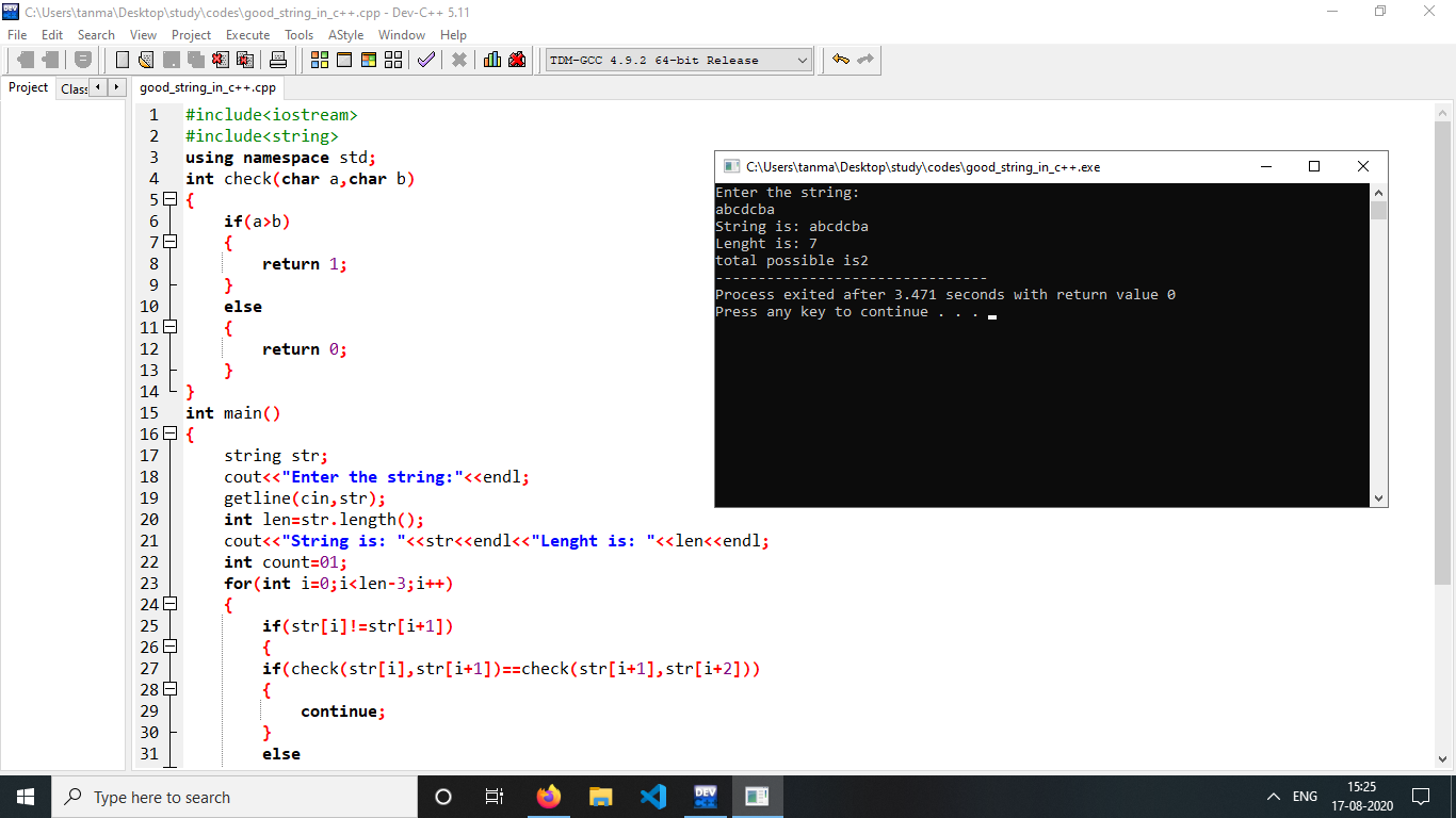 GitHub - Tanmayrg1999/Google-internship-code: A string is called good ...